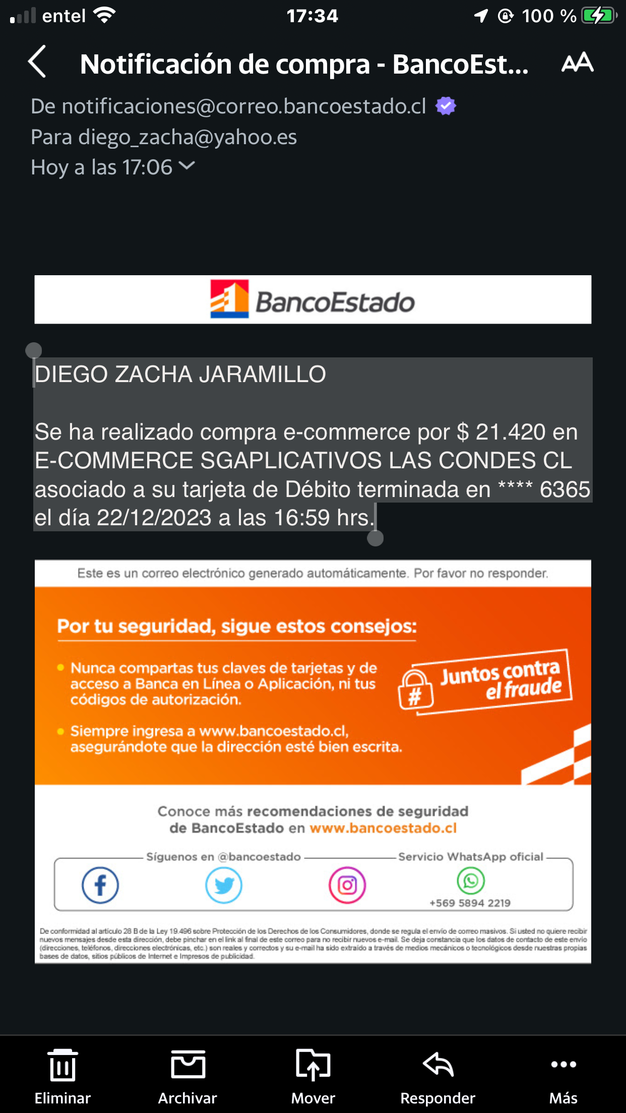 E Commerce Sgaplicativos Las Condes Cl - Se Me Desconecto Un Dinero Sin ...