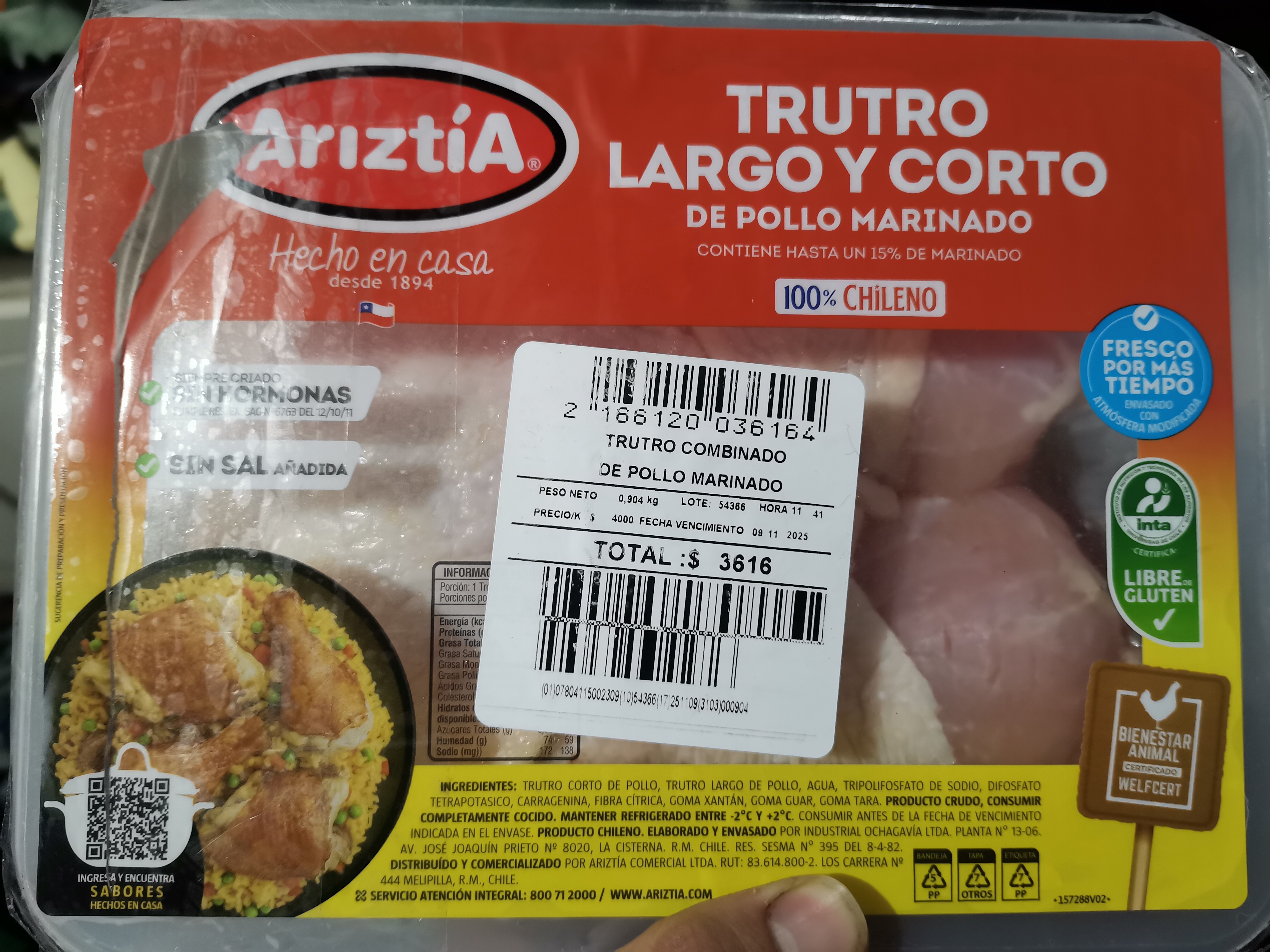 Ariztia - Pollo En Mal Estado | RECLAMOS.CL