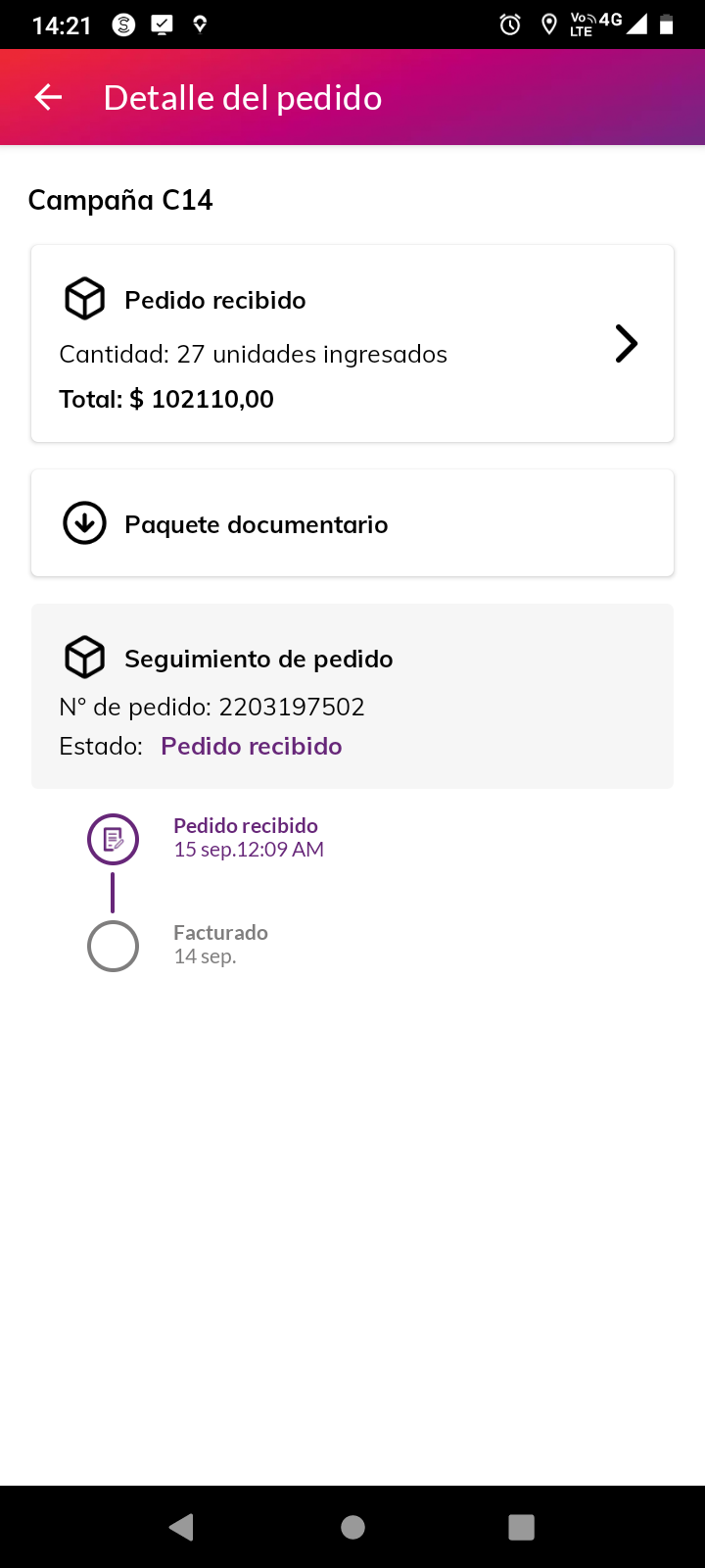 Belcorp - Pedido No Recibido | RECLAMOS.CL