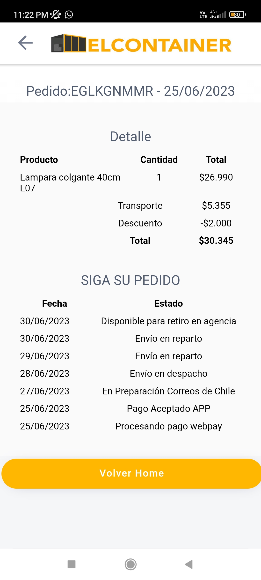 El Container.cl - No Me Llega Mi Compra | RECLAMOS.CL