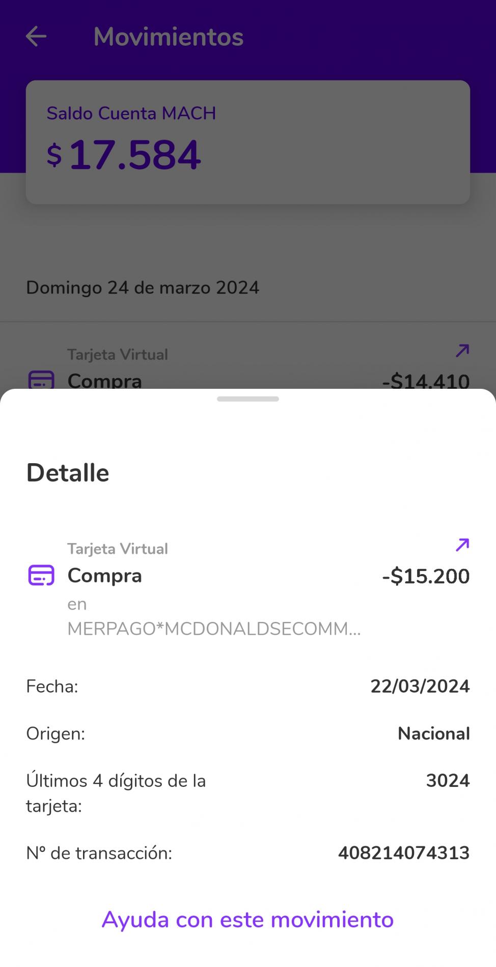 Mcdonal - Pedido No Entregado | RECLAMOS.CL