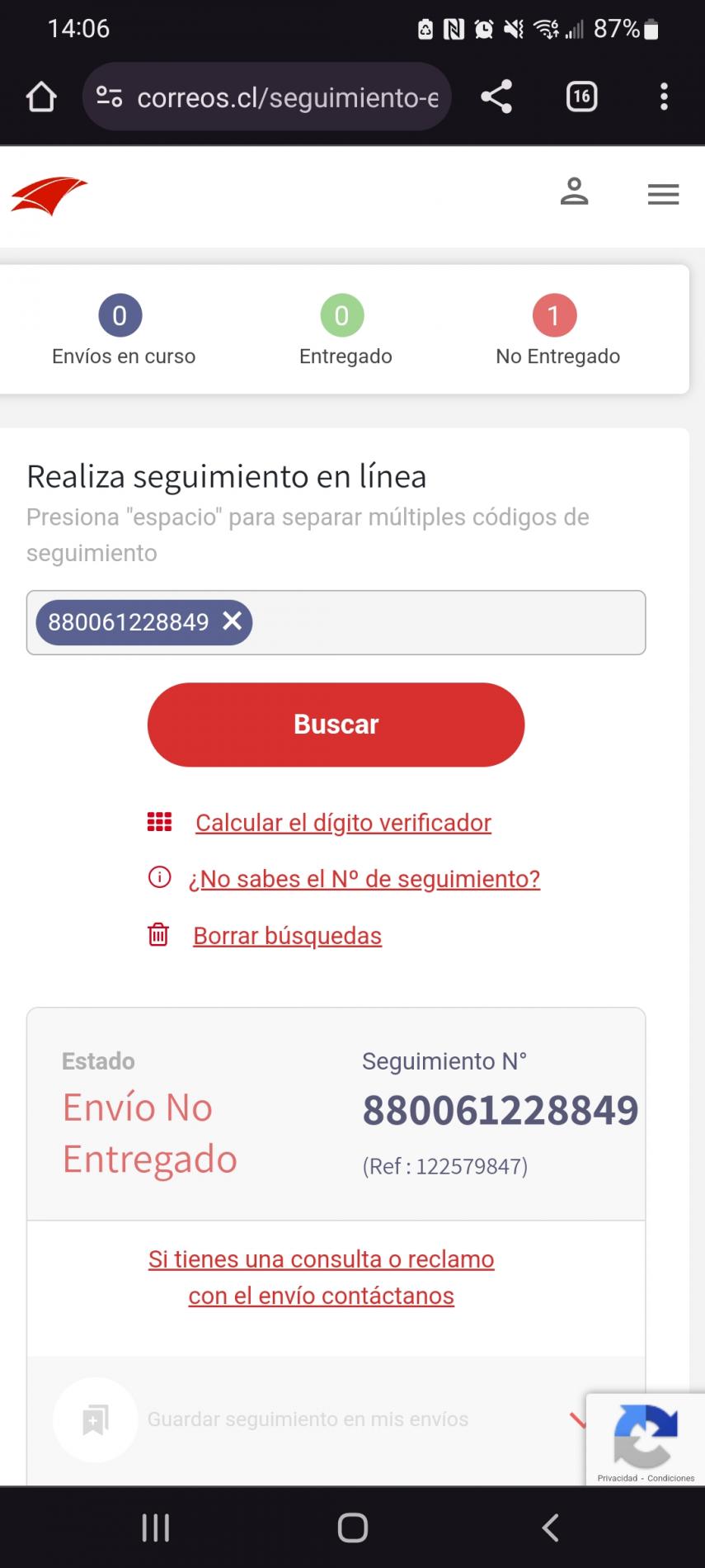 Correos De Chile - Pedido No Entregado A Domicilio - Pedido No Fue ...