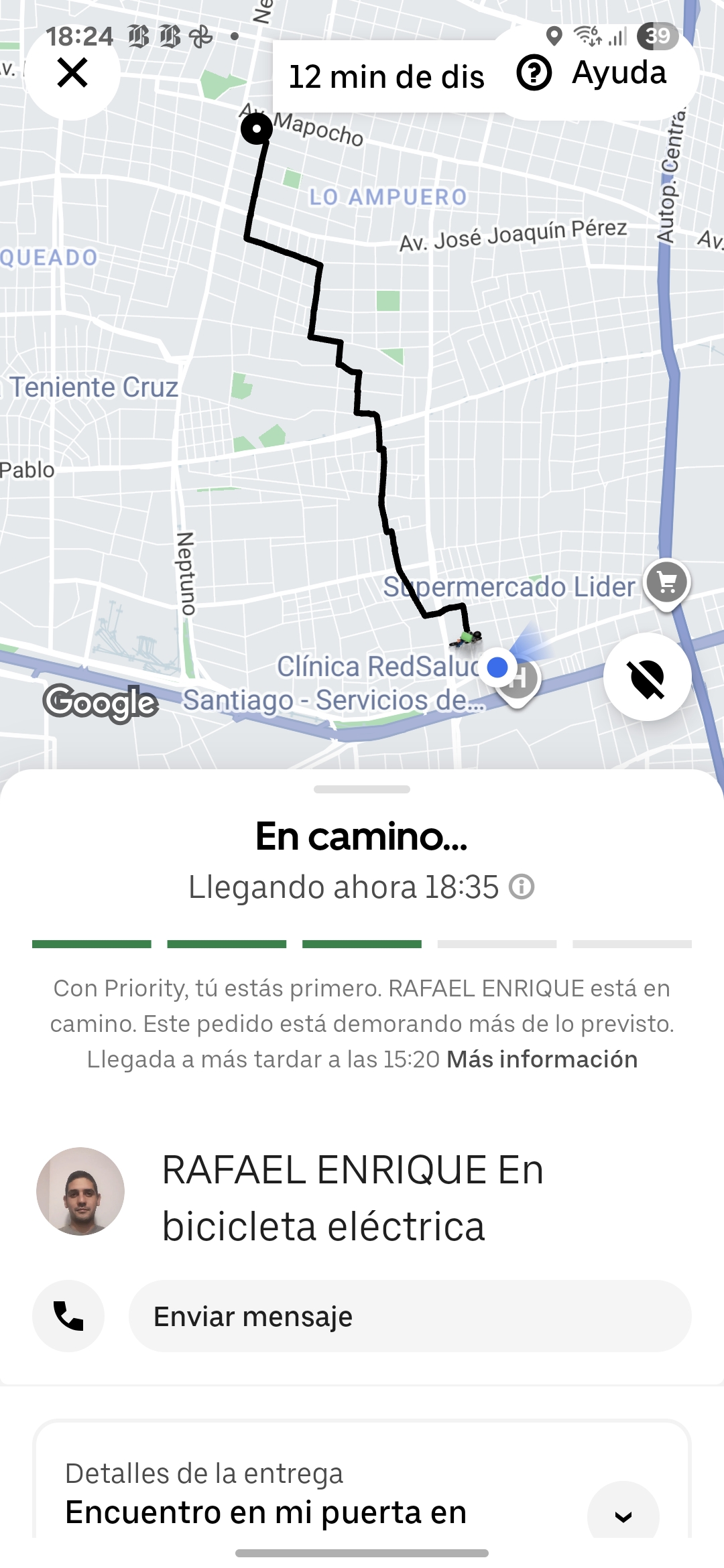 Uber Eats - Pedido Nunca Llego | RECLAMOS.CL