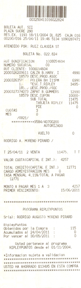 Ripley - Cambio De Producto | Reclamos.cl